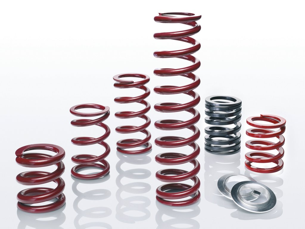 100mm Coilover Spring (Red) | 60 I.D. (L100 R650 T40)